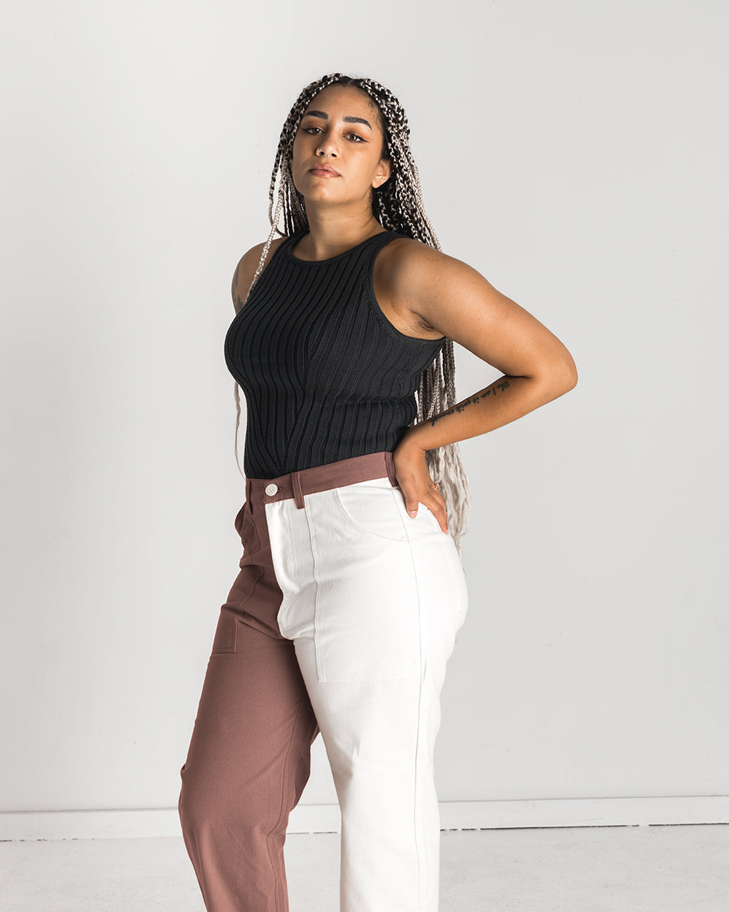 Charcoal Knit Tank | XS-2X – Soluna Collective